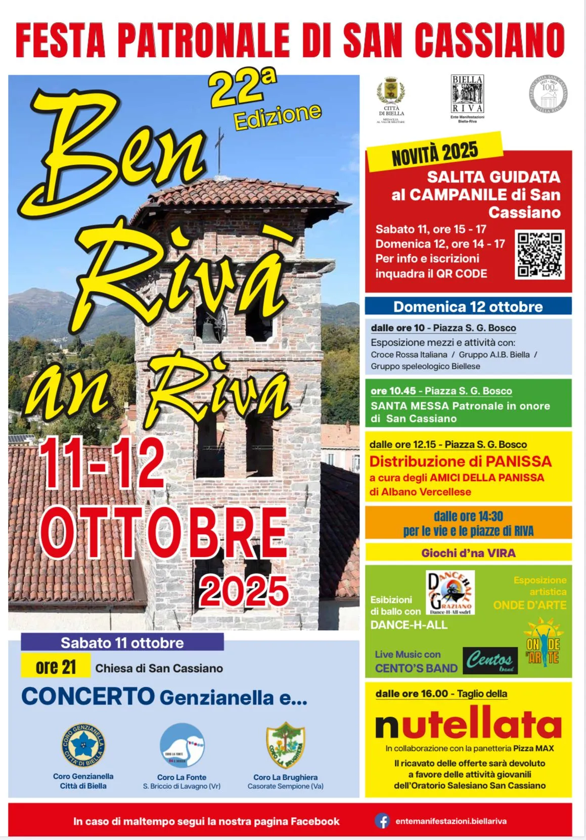 Ben Rivà an Riva - La Festa Patronale di San Cassiano Ottobre 2025 a ...