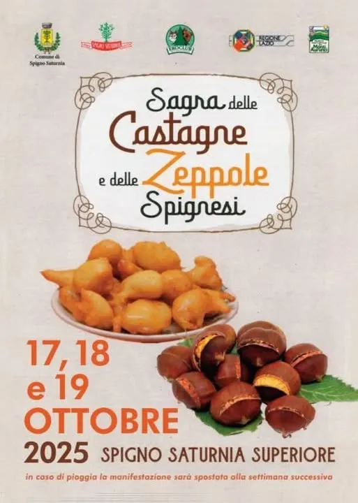 Sagra delle Castagne e delle Zeppole Spignesi Ottobre 2025 a Spigno ...