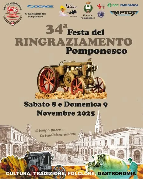 Festa del Ringraziamento Novembre 2025 a Pomponesco - Eventi Italiani
