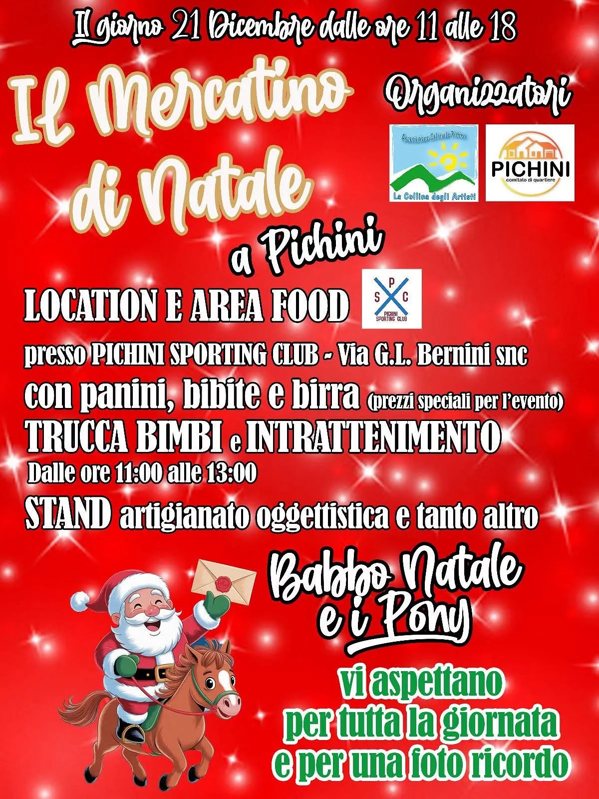 Mercatino di Natale a Pichini - Eventi Italiani